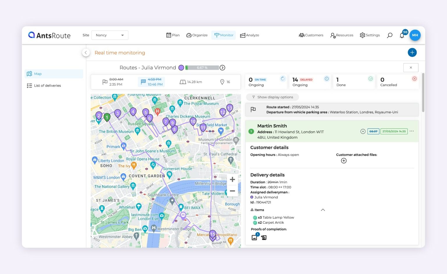 Drones and delivery routes: a future of innovation and challenges