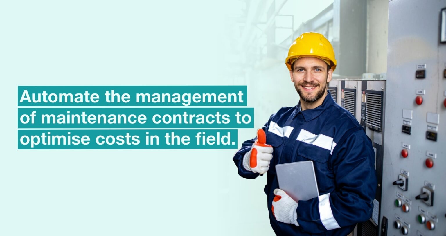 How can you automate the management of maintenance contracts?