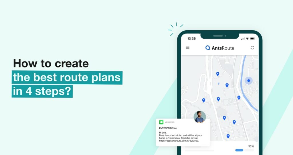 An efficient route plan in 4 steps - it's possible!