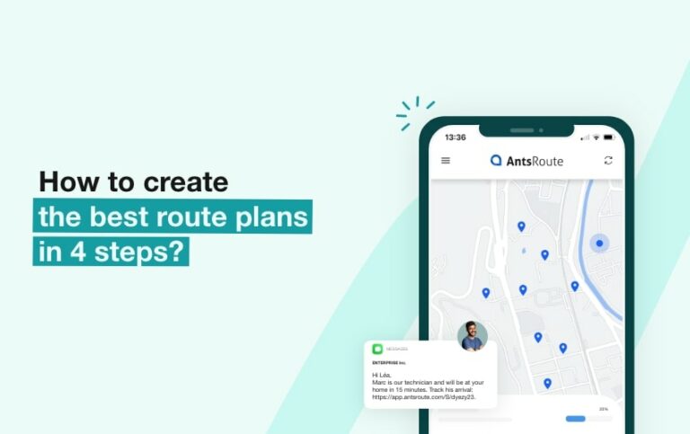 An efficient route plan in 4 steps - it's possible!