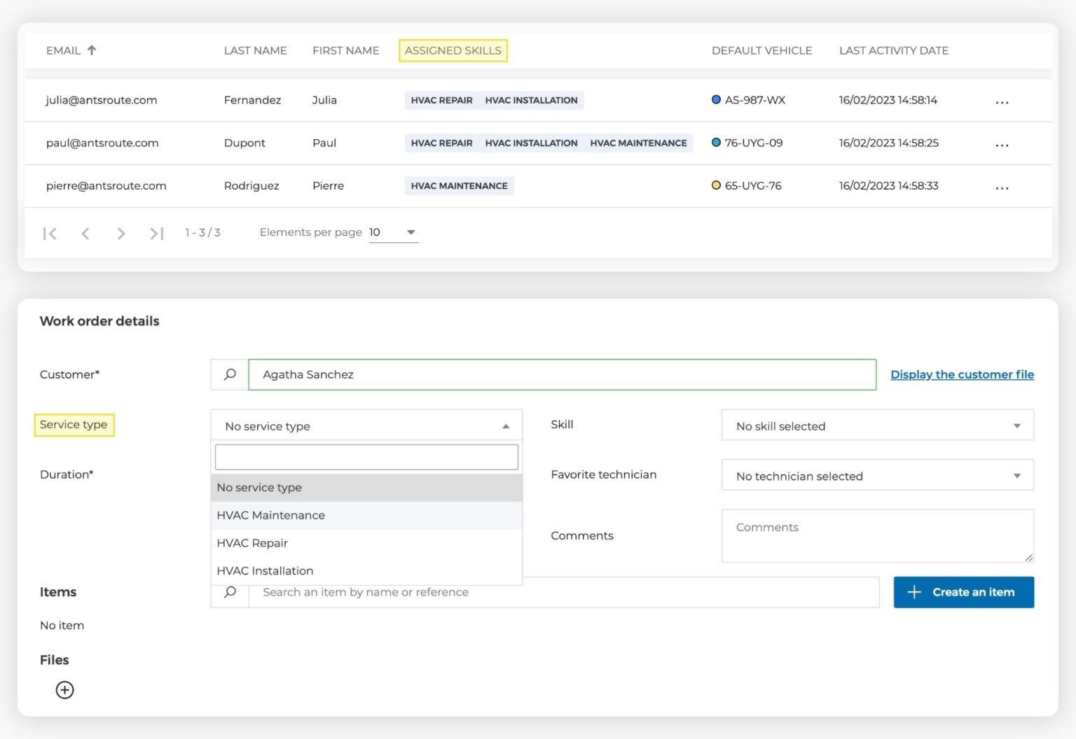 How to create an effective work order schedule? | AntsRoute