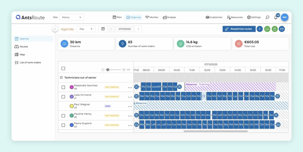Gain 2 Safety Maintenance Operations per Day with AntsRoute