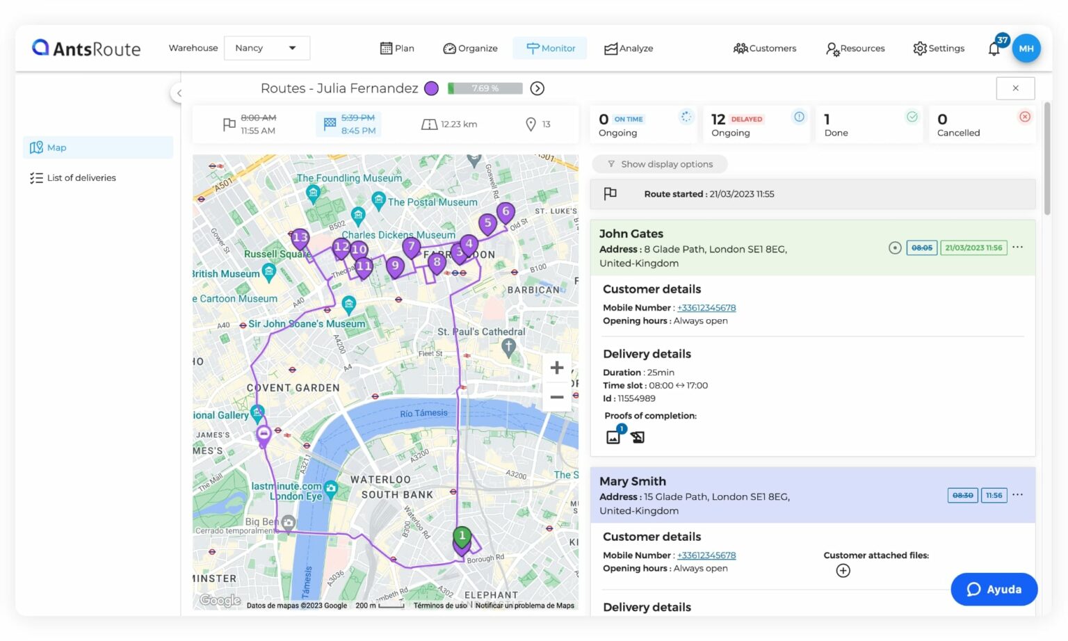 How to plan and organise multi-stop delivery routes? | AntsRoute