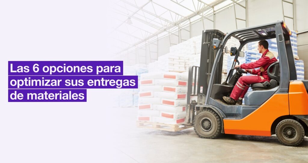 ¿Cómo optimizar la entrega de materiales?