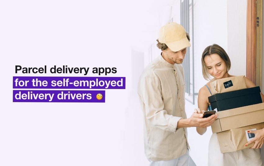 Are parcel delivery apps suitable for the self-employed delivery drivers?