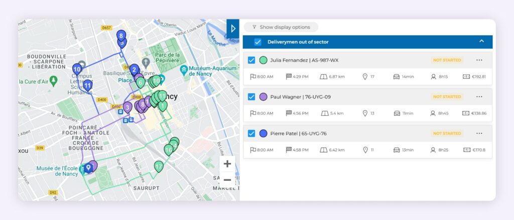 How to plan routes with Excel and optimisation software?