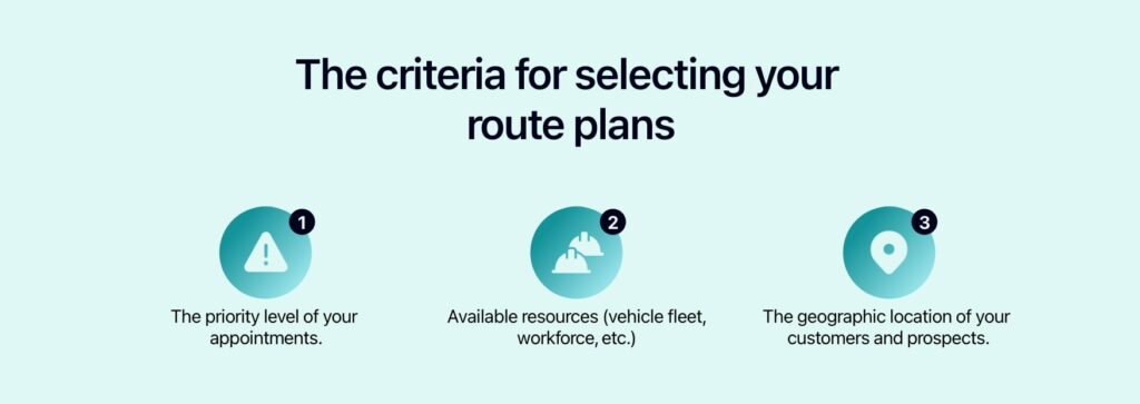 An efficient route plan in 4 steps - it's possible!